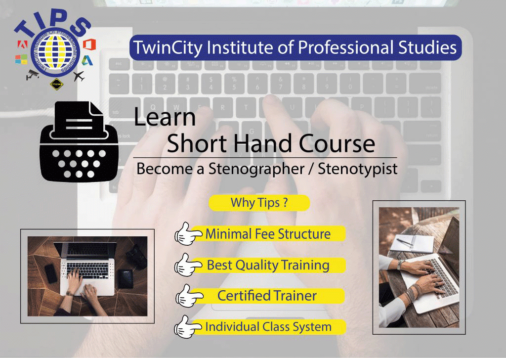 Short Hand Course in Rawalpindi Islamabad Pakistan - TwinCity Institute